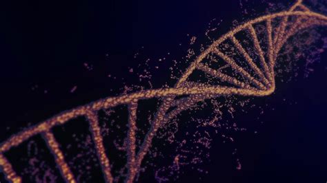 Premium Photo Futuristic Rotating White Dna Strand With Genetic Codes