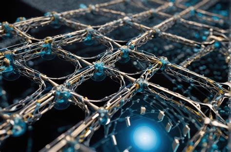 Premium Photo Colorful Molecular Model Structure