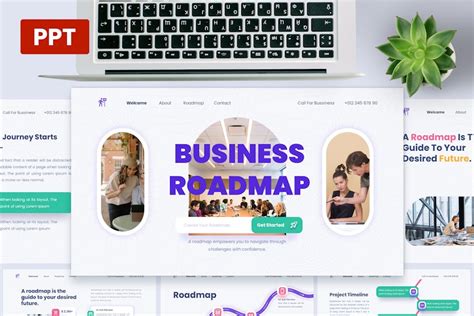 Дорожная карта — Шаблон презентации Business Keynote Шаблоны презентаций Включая современное и