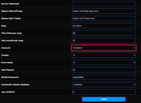 How To Disable VAC On Your TF2 Server Knowledgebase Shockbyte