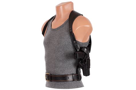 Кобура оперативная поясная для ТТ скрытого внутрибрючного ношения формованная с клипсой кожаная