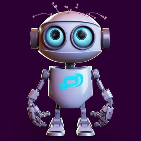 Premium Photo Futuristic Robot On Isolate Background