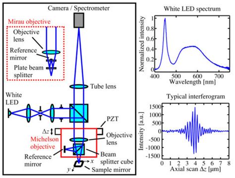 Scanning White Light Interferometer Setup Left And A Typical Download Scientific Diagram