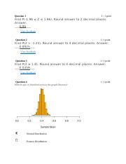 Week Knowledge Check Homework Practice Questions Quiz Docx Question Point Find P