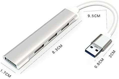 Original USB Multi Interface Adapter USB Extension Hub 4 In 1 Portable Multiport Adapter
