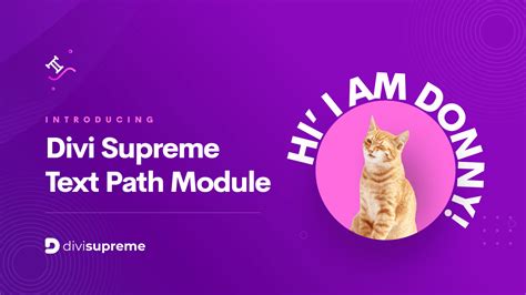 Divi Supreme Text Path Module Divi Supreme