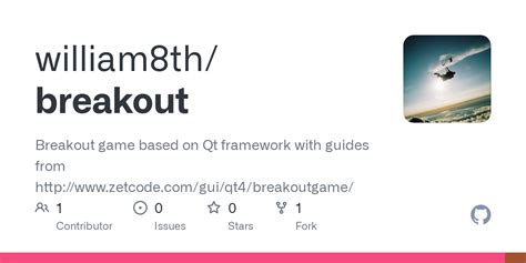 GitHub William8th Breakout Breakout Game Based On Qt Framework With Guides From