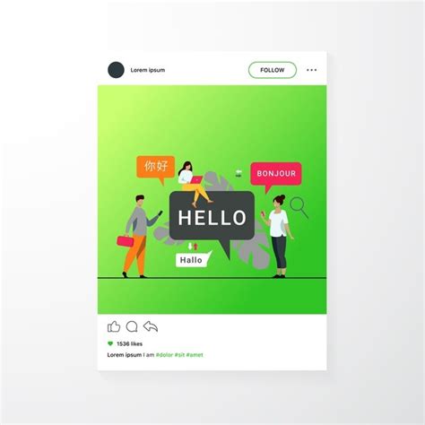 Free Vector People Using Online Translation App Translating Words From Foreign Languages With