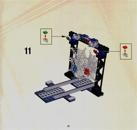 Lego Instructions For Set 4855 Spider Mans Train Rescue Spider Man