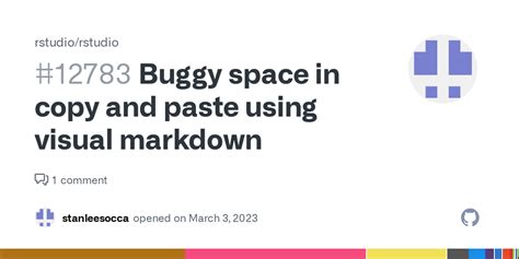 Buggy Space In Copy And Paste Using Visual Markdown · Issue 12783