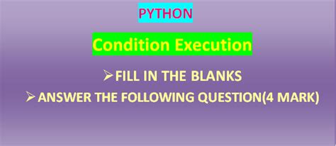 Python Condition Execution Traineetech
