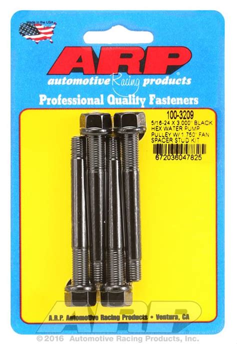Arp 516 24 X 3000 Black Hex Water Pump Pulley W 1750 Fa 100 3209