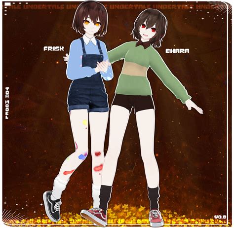 Mmd Tda Undertale Chara Frisk V0 8 By Tenmath On Deviantart