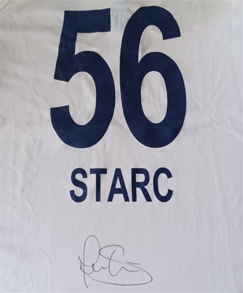 Jersey Personally Signed By Mitchell Starc Powered By Givergy