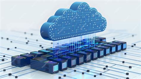 Futuristic Cloudbased Data Infrastructure For Scalable Business Analytics Premium Ai Generated