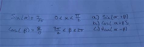 Solved Sinαβcosα βtanα βsina7250a