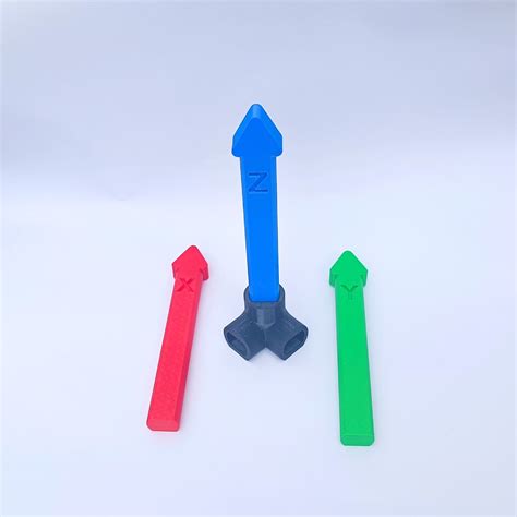 3d Model Cartesian Coordinate System Etsy