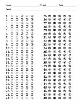 64 Sample Scantron Printable Sampleprintable2