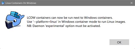 Enable Linux Containers On Windows Docker Desktop Docker Community Forums