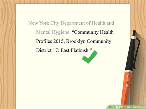 Easy Ways To Cite Statistics WikiHow