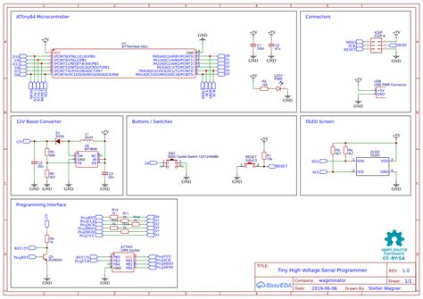 Attiny84 Tinyhvsp Smd