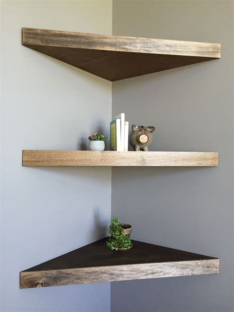 diy floating corner shelves wood corner shelves floating shelves diy