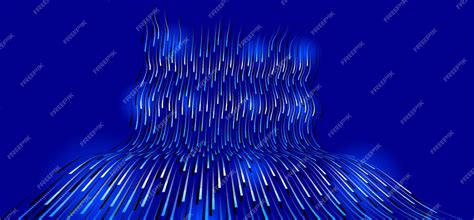 Premium Vector Big Data Flow Technology And Science Vector Background Tech Abstraction With