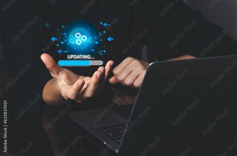 operating system upgrade concept installation app and software update process modernize user