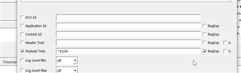 filter with regular expression not working · issue 99 · covesa dlt viewer · github