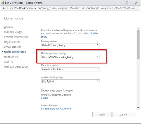 DISABLE FORWARDING IN OWA WITH POWERSHELL Nedim S IT CORNER