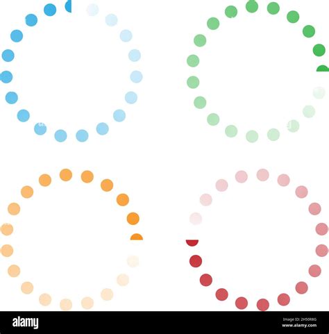 Progress Steps Phases Indicator Preloader Buffer Shape Circle