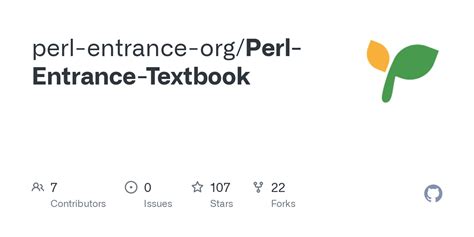 Perl Entrance Textbookgitmd At Master · Perl Entrance Orgperl Entrance Textbook · Github