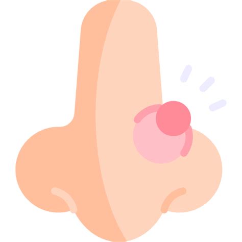 Pimple Kawaii Flat Icon