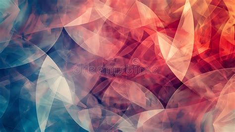 Ultra Sharp Geometric Pattern Overlapping Translucent Shapes Subtle Gradient Stock