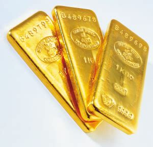 300克金条 100g金条 金条金砖 大山谷图库