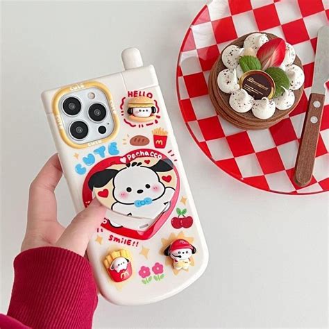 키링세트 거울내장 강아지 안테나 전화기케이스 아이폰케이스 유니크 특이한 15프로맥스 14프로맥스 13프로맥스 12프로맥스 귀여운 키치 감성 레트로 에이블리