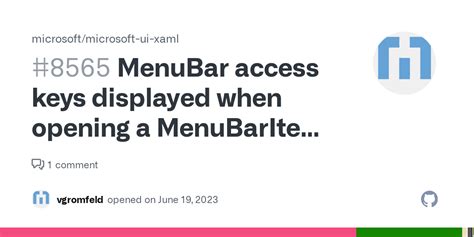 menubar access keys displayed when opening a menubaritem with all its items disabled · issue