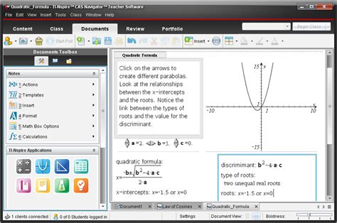 Cdli Ti Nspire™ Taking Math Education To A New Level