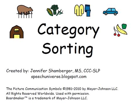 Category Sorting