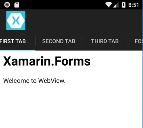 Xamarin Scrollable Tab Bar With Freshtabbednavigationcontainer