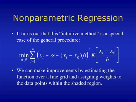 Ppt Nonparametric Regression Powerpoint Presentation Free Download
