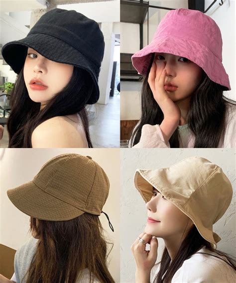 버터마켓 여성 벙거지 챙넓은 자외선 햇빛 차단 얼굴소멸 대두 여행 캠핑 모자 버킷햇