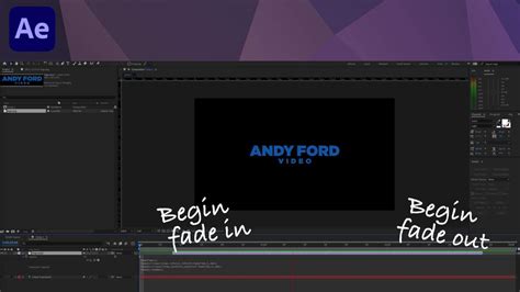 How To Automate Fades In After Effects Photofocus