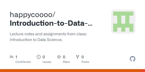Introduction To Data Science Ipynb At Main Happycoooo Introduction To Data Science Github