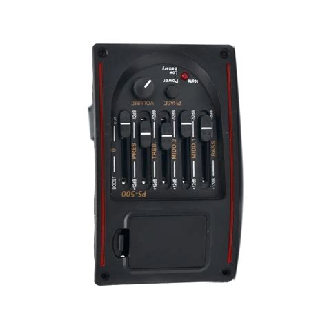 어쿠스틱 기타 프리 앰프 5 밴드 Eq 이퀄라이저 픽업 튜너 Ps 500