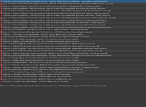 Post Processing Stack V2 Compile Errors On Import Unity Engine Unity Discussions