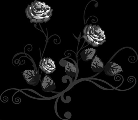 Download Monochrome Rose Vector Art Wallpapers Com