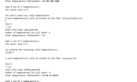 Solved Write A C Program That Reads Temperatures In