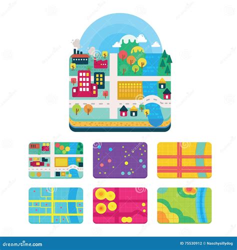 GIS Concept Data Layers For Infographic Stock Vector Illustration Of Data Text