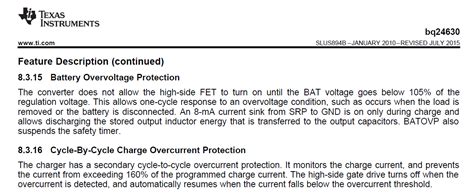 Bq24630： Encountered A Problem During The Ocp Test Of Iec 62368 1 Ver 3